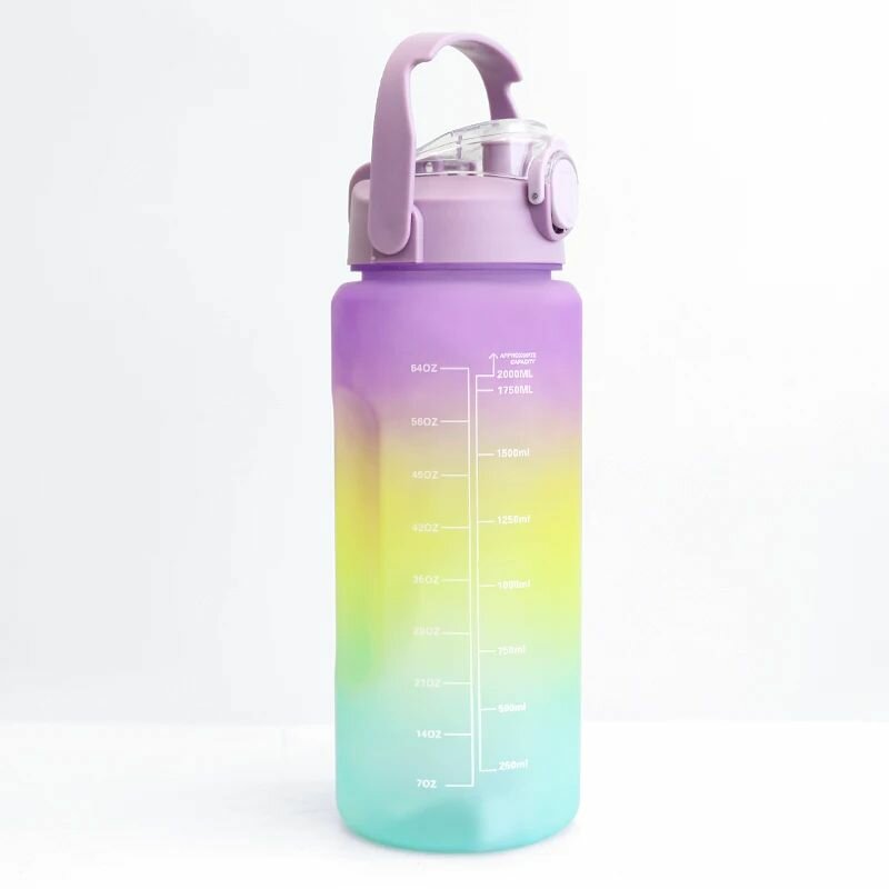 Питьевая бутылка 2 л (цвет сюрприз). Спортивная бутылка для воды