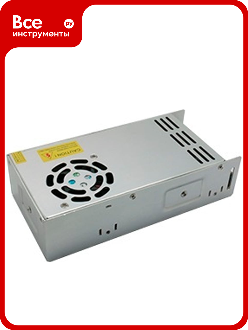 Блок питания с вентилятором для светодиодной ленты Ecola Led strip power supply 400w 220v-24v, ip20 D2L400ESB