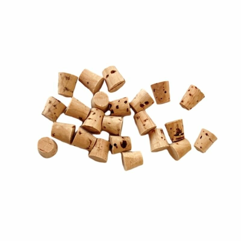 Игрушка для попугая, выщипывающего пробку, чтобы развеять скуку-30 натуральных пробковых пробок