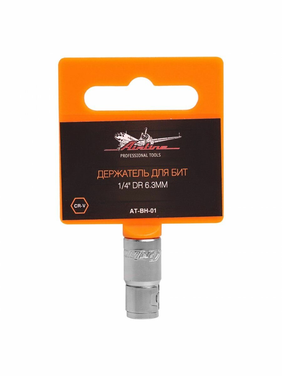 Держатель для бит 6.3 мм 1/4" DR, Airline ATBH01