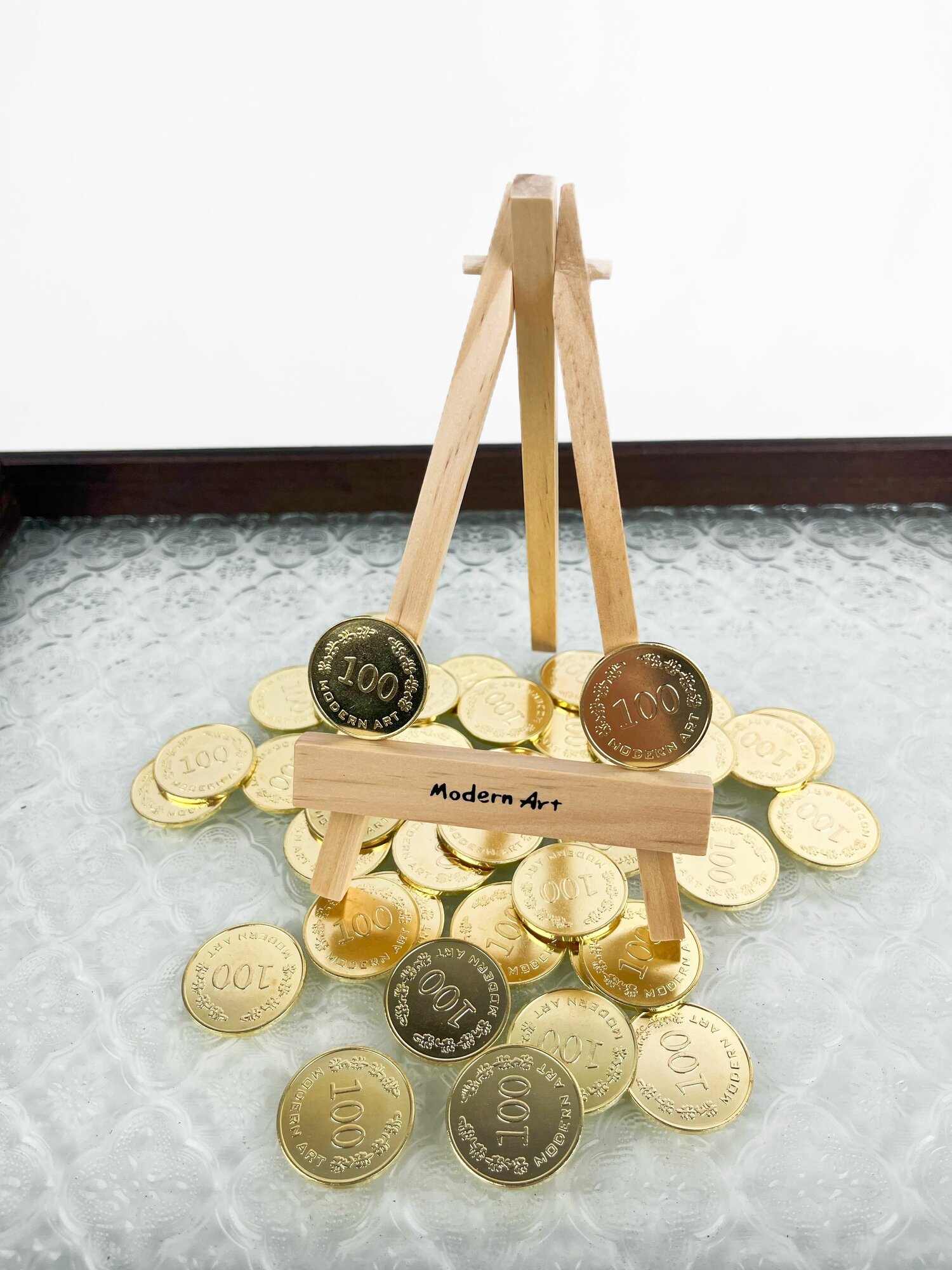 Аксессуары для настольных игр, металлические монеты номиналом 1/5/10/20/50/100, могут свободно комбинироваться, подходят для различных игр