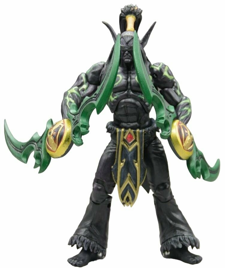 Фигурка WOW Illidan The Betrayer Черное украшение Иллидана в форме демона Варкрафта