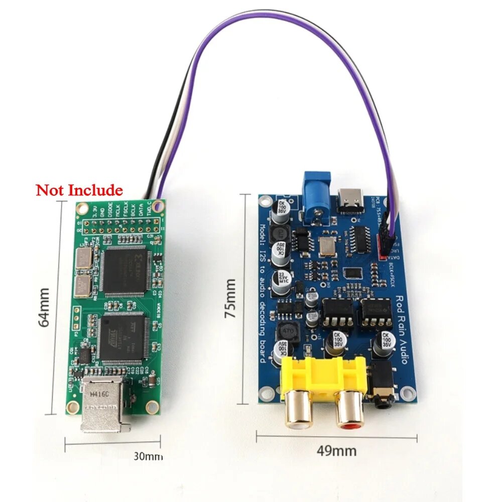 Портативный ЦАП HIFI ES9038Q2M
