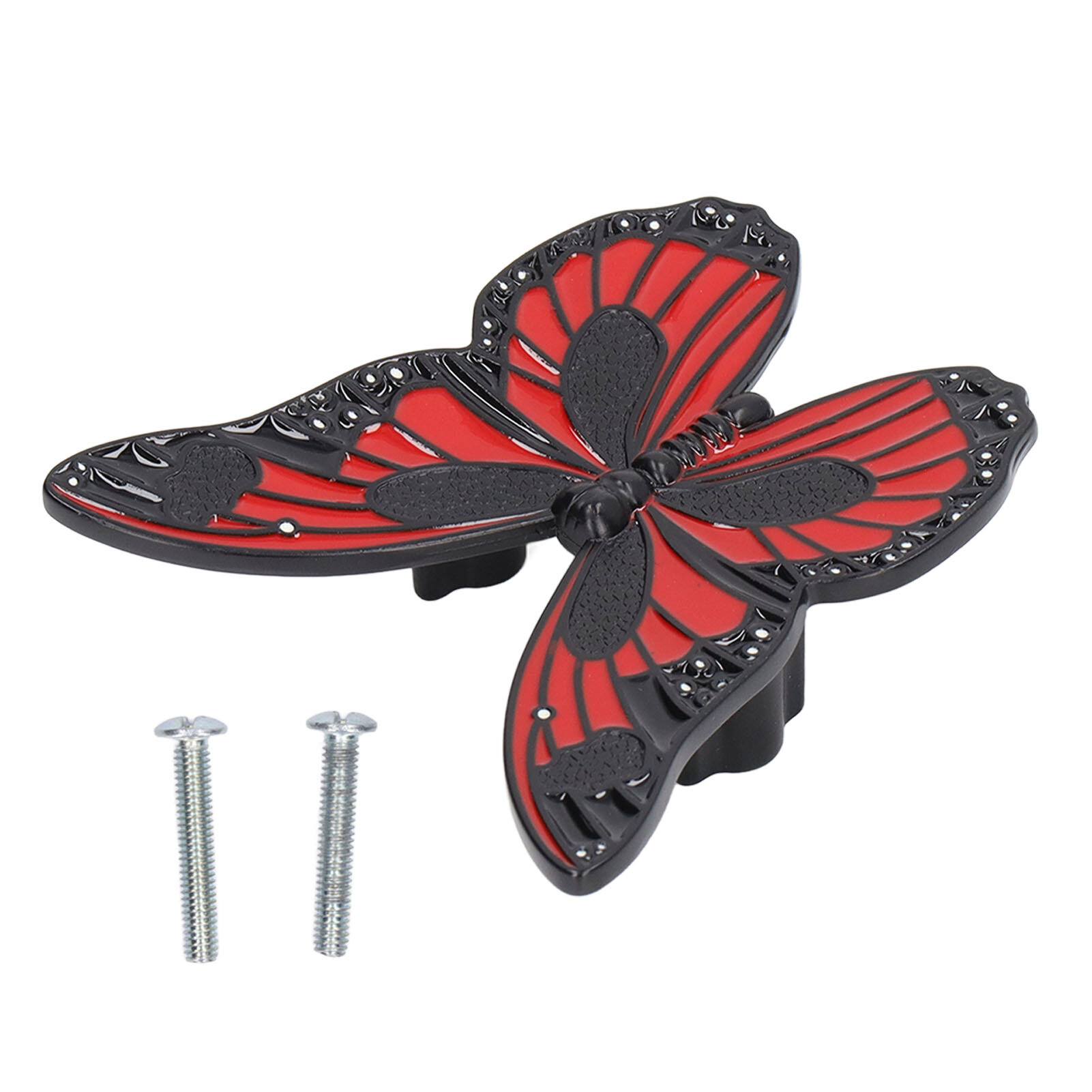 Цинковый сплав, художественная ручка-бабочка, современный минималистский ящик, дверная ручка шкафа, мебельная фурнитура, дверная ручка шкафа, красная