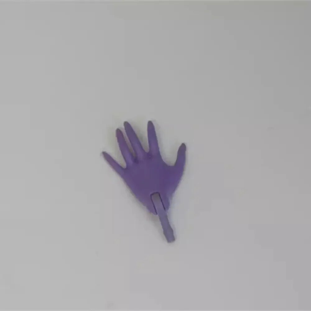 Фиолетовая подвижная рука для куклы BJD 30 см, Type2-4