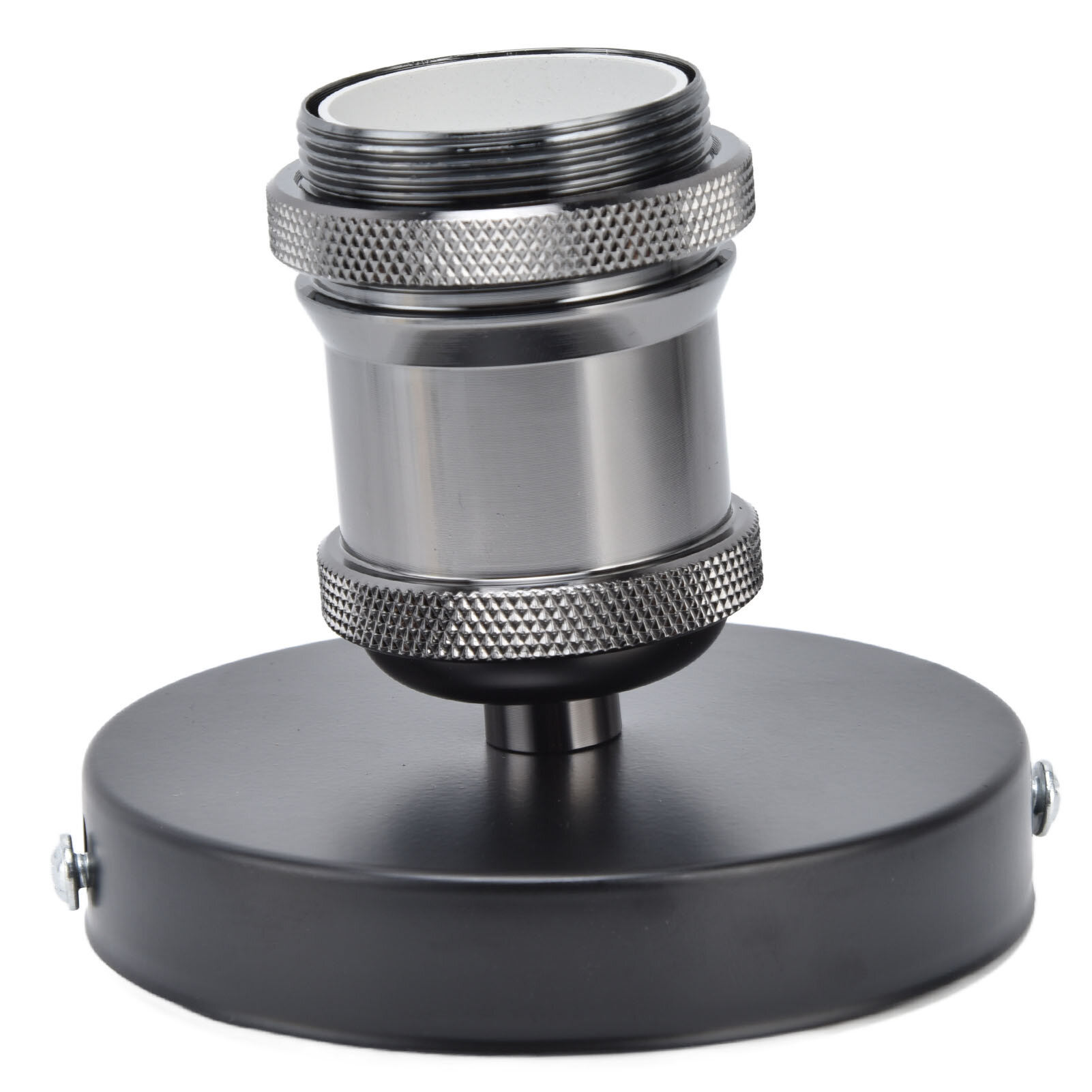 Винтажный цоколь для лампы E26 E27, потолочный держатель лампы с аксессуарами для кухни, спальни, гостиной, 100‑240 В, черный