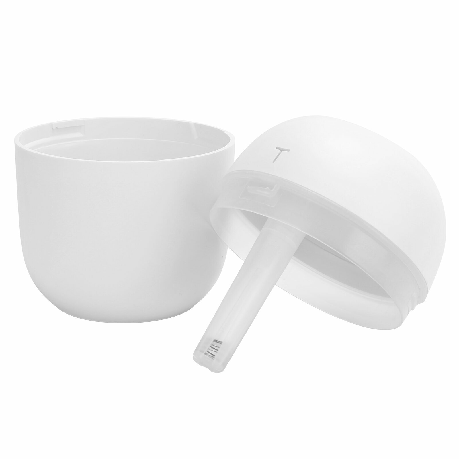 Мини-увлажнитель, портативный USB-разъем постоянного тока 5 В, диффузор эфирного масла с ароматом и светодиодным ночником (белый)