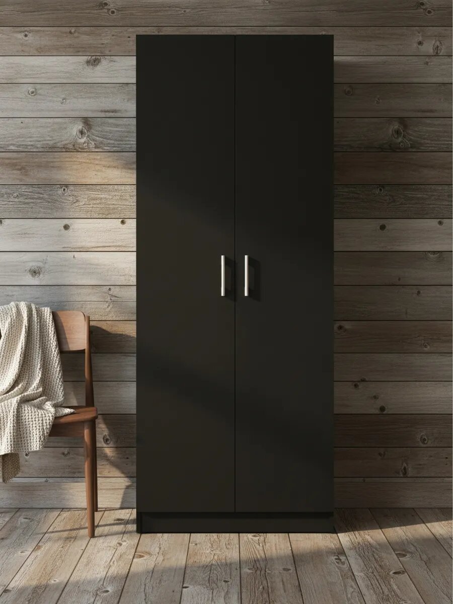 На балкон в прихожую деревянный шкаф FRESTER распашной с полками, от производителя