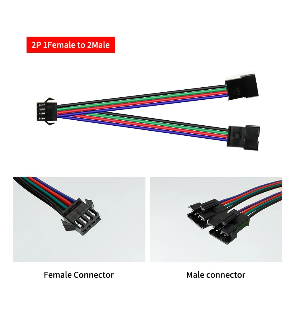Кабель JST 3PIN 1-2 разъем, 4Pin JST, 3шт