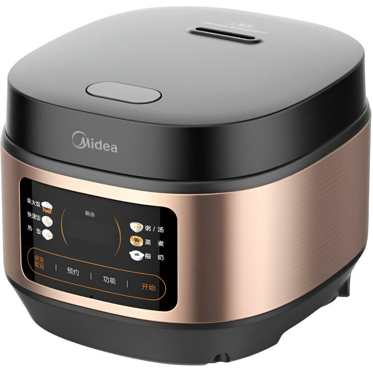 Электрическая рисоварка Midea MB-RE331 мини, для дома, на 3-4 порции, цвет: champagne gold