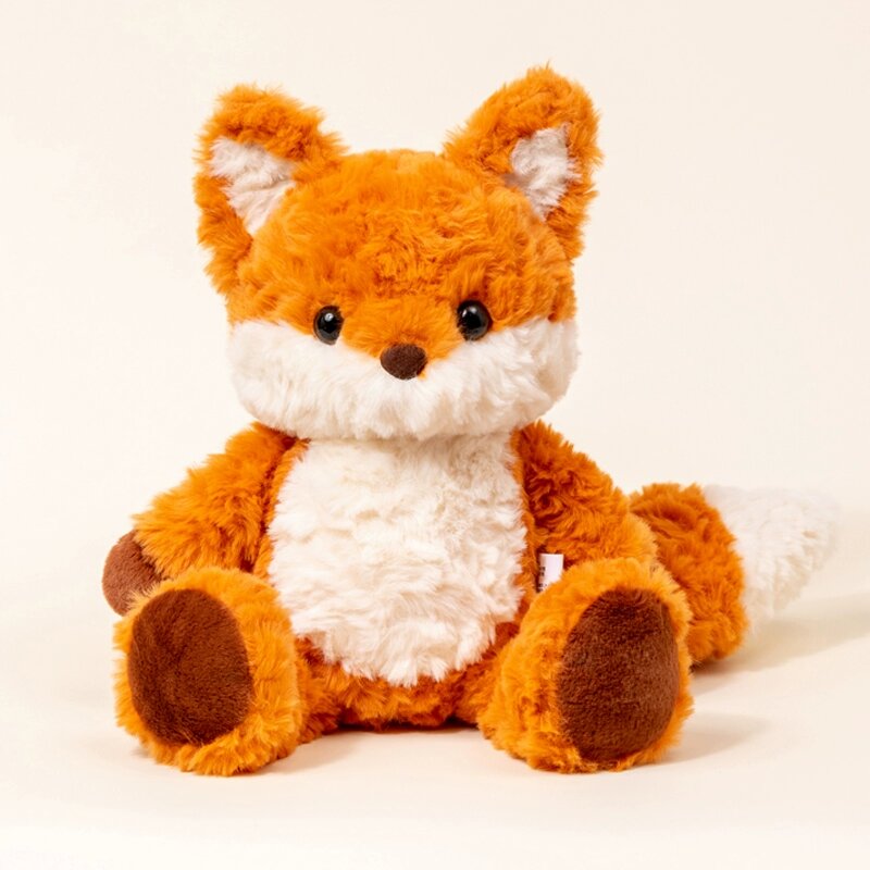 Милая плюшевая игрушка в виде бегущей лисы, кукла-лиса, подушка, мягкая игрушка, плюшевая игрушка, подарок на день