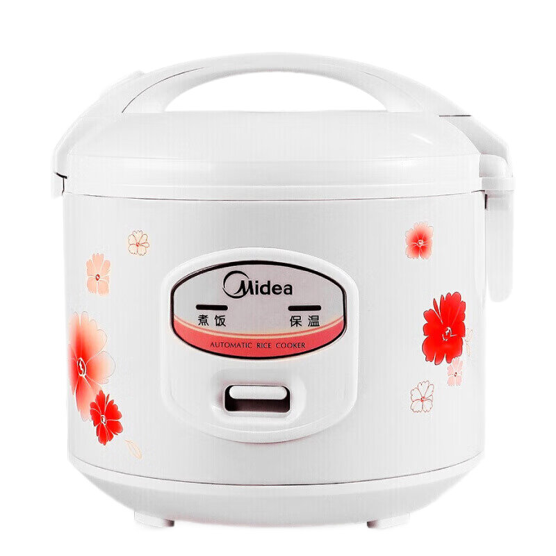Рисоварка Midea YJ408J, 4L, алюминиевый внутренний контейнер, устойчива к царапинам, белая