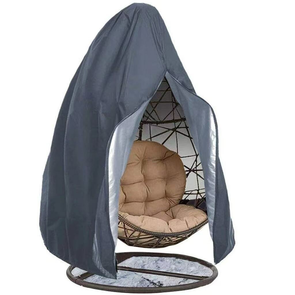 Чехол для подвесного кресла из оксфордской ткани 210, водонепроницаемый чехол для уличного подвесного кресла, чехол от пыли с молнией для подвесного кресла-качели