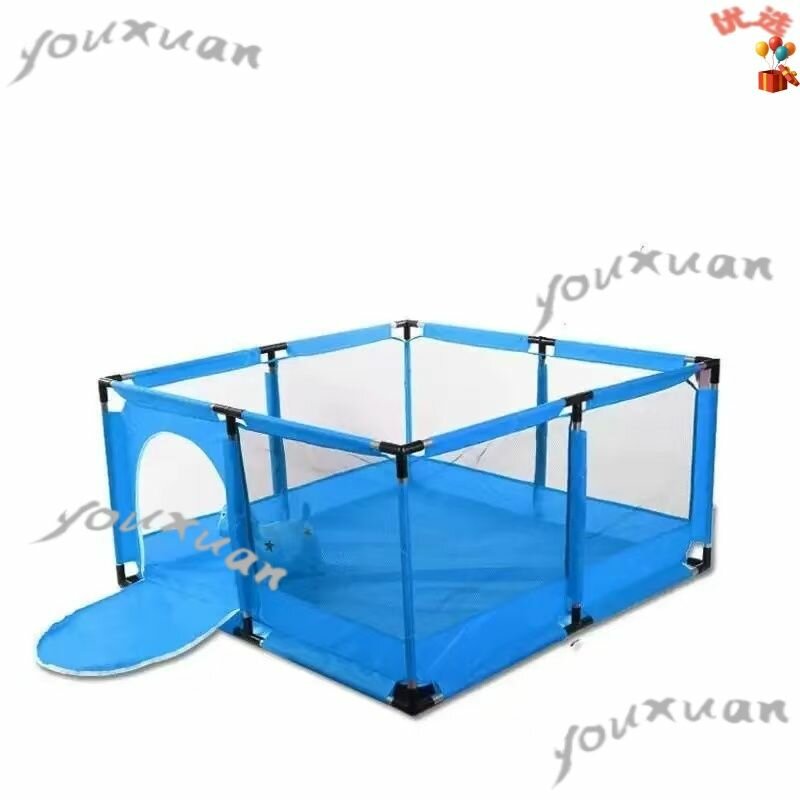 Манеж детский игровой для дома и улицы серый однотонный CINLANKIDS, 126х126х65 смYZT