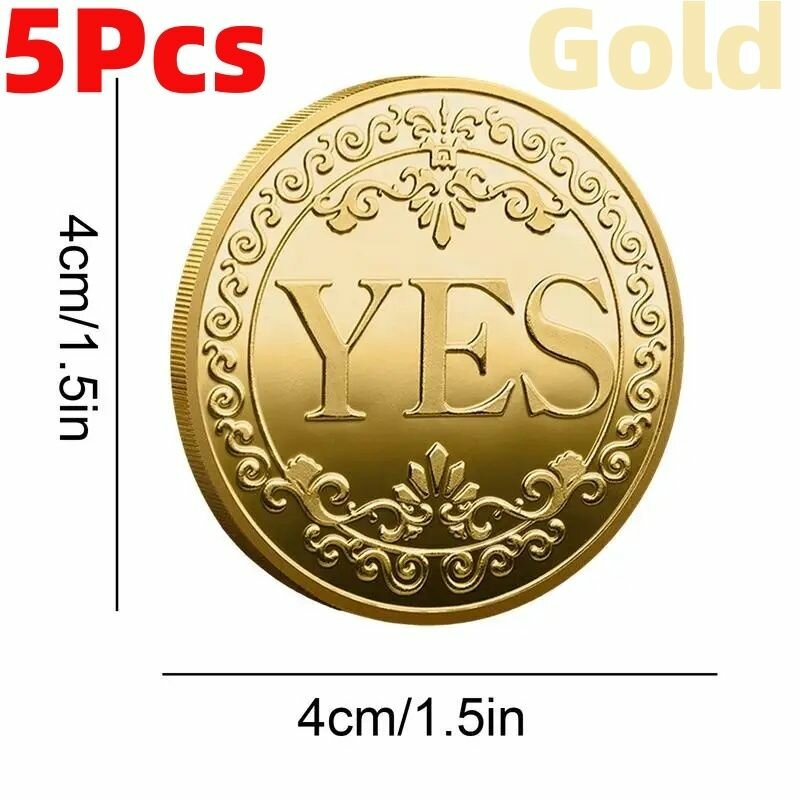 Да Нет Металлическая монета для принятия решений