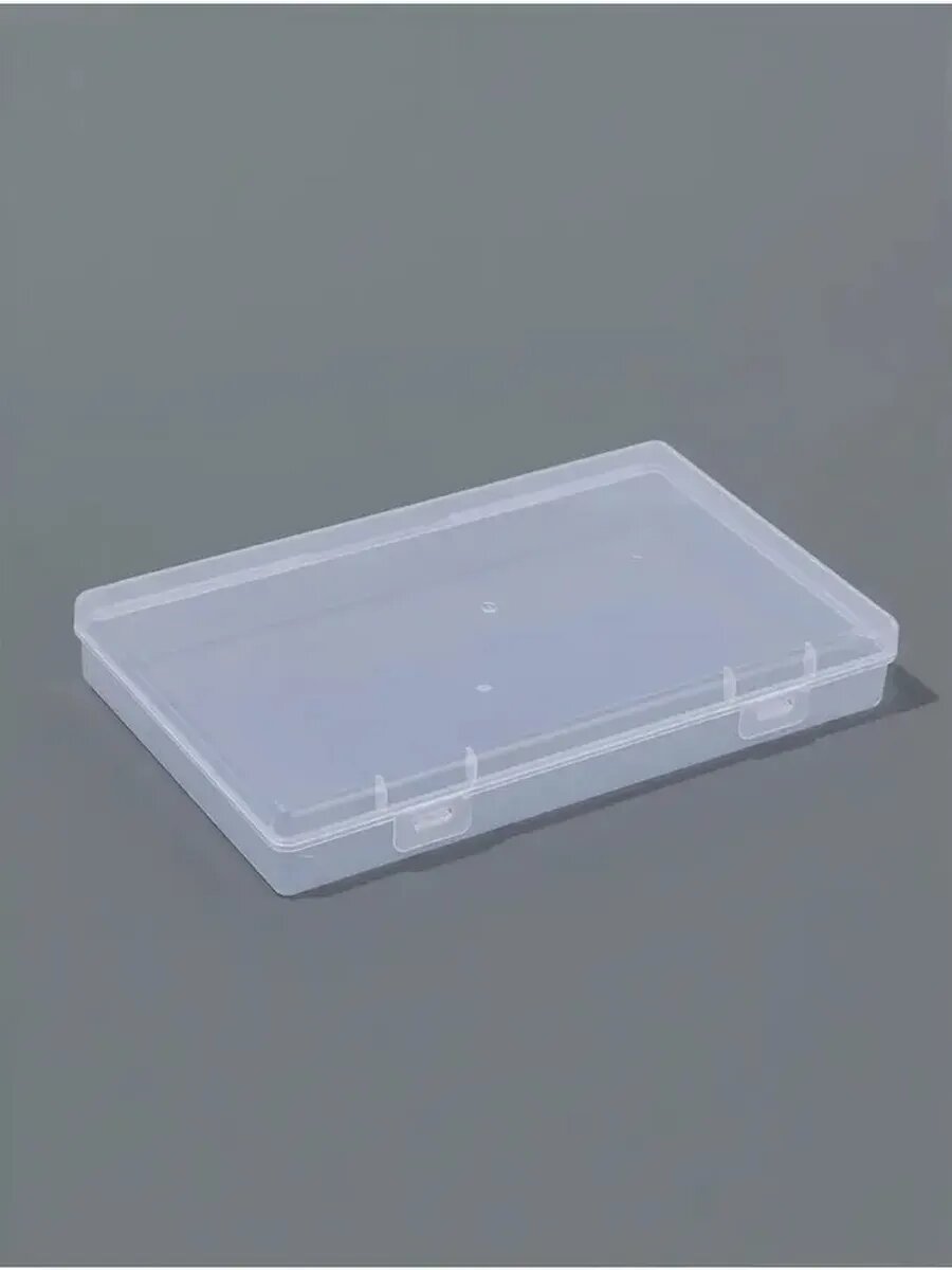 Универсальный пластиковый бокс с крышкой, прозрачный