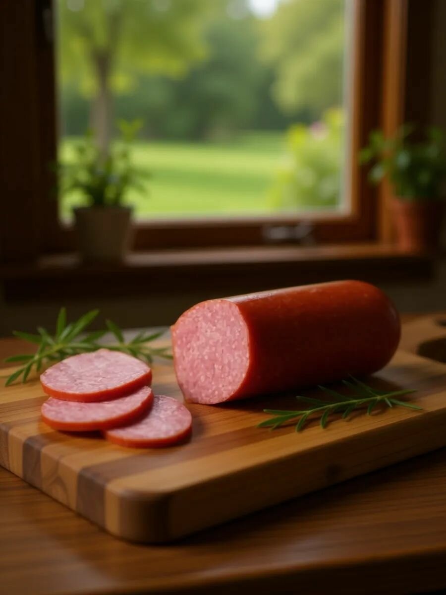 Колбаса варено-копченая, сервелат "Австрийский" 450-520 гр