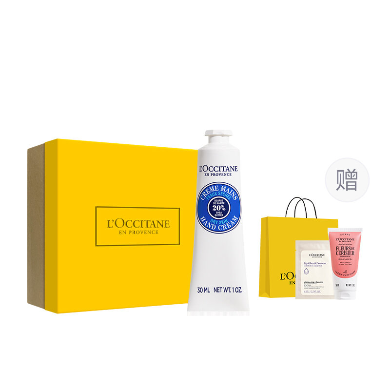 Классический крем для рук унисекс LOCCITANE Попури, с маслом ши, 2025 Рождественская коллекция, silver