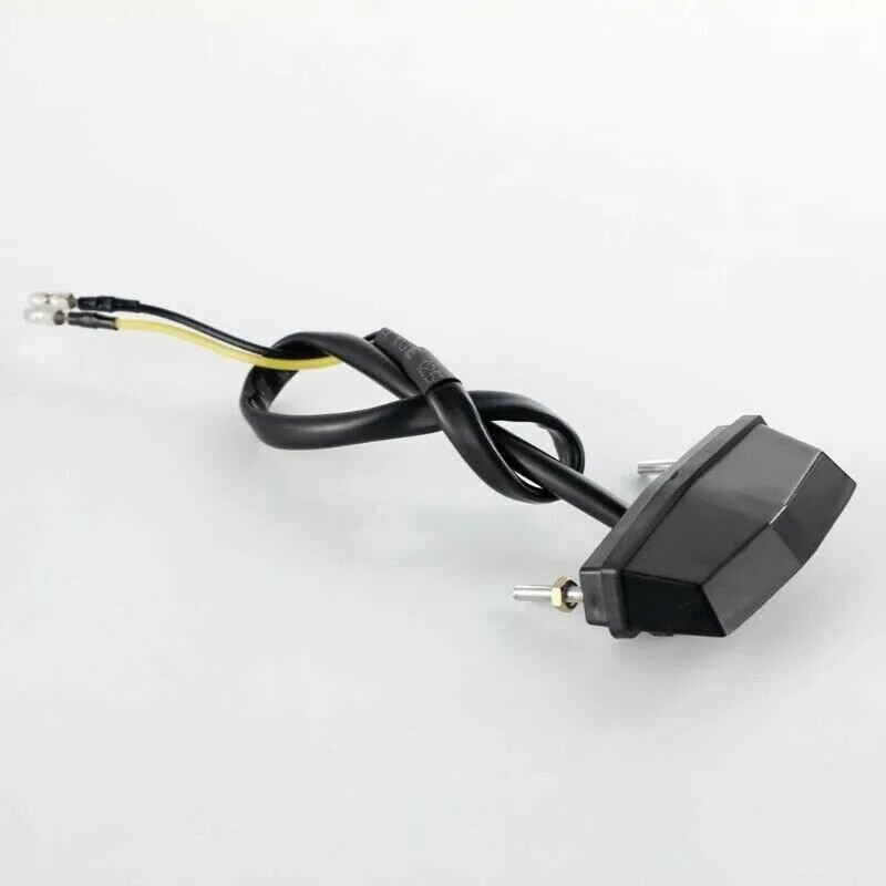 Фонарь номерного знака мотоцикла светодиодный 12V — универсальная подсветка заднего номера, удобная установка!