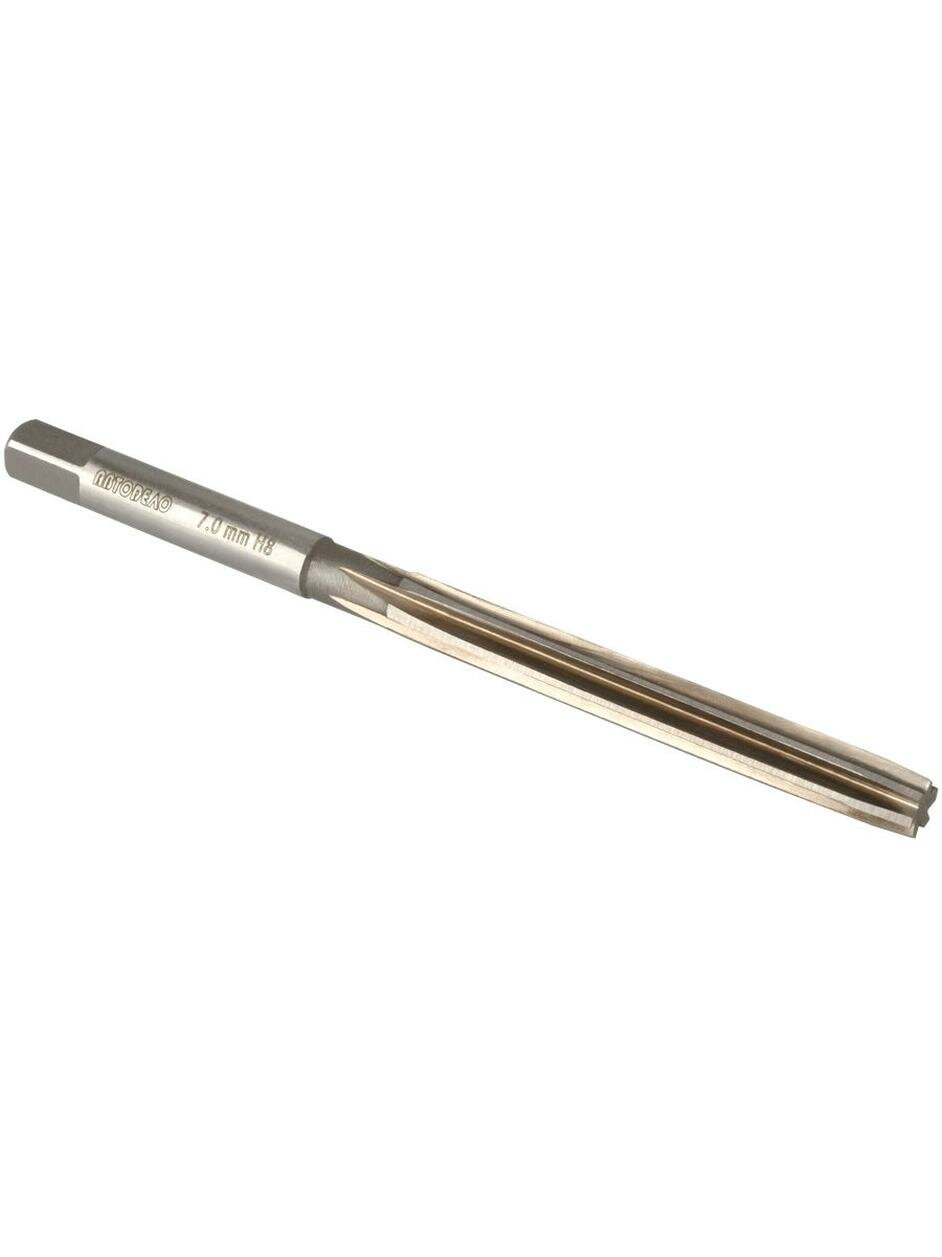 Развертка ручная цилиндрическая 7mm, сталь Р6М5, АвтоDело (40787)