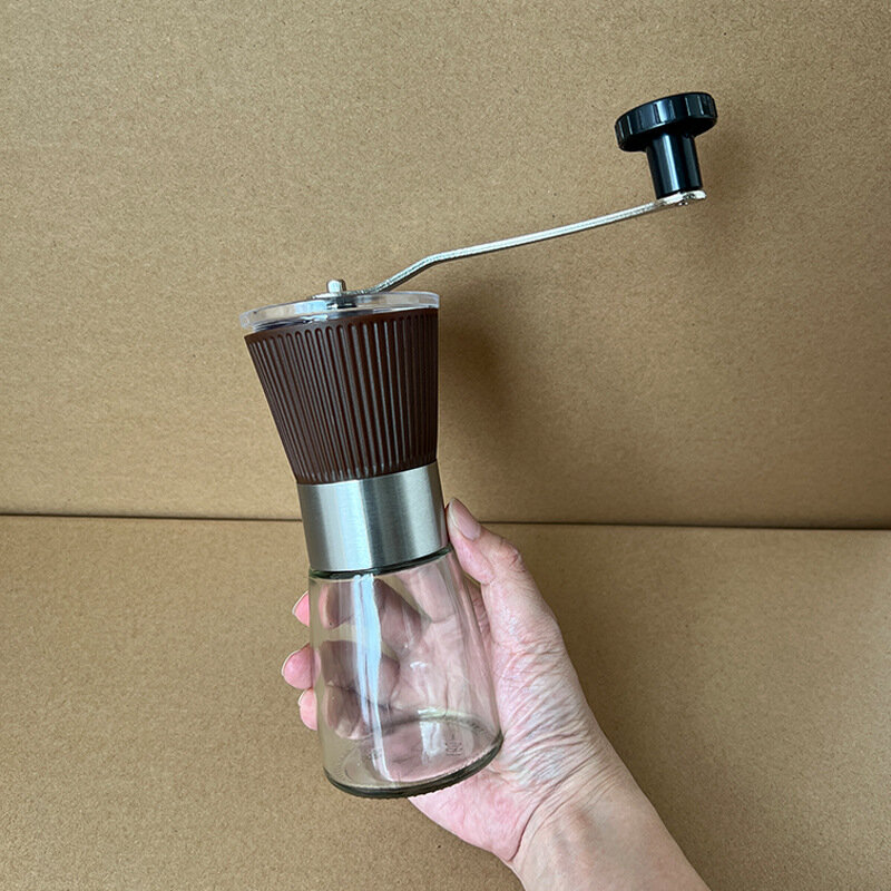 Кофемолка с ручным приводом из нержавеющей стали 304, многофункциональная кофемолка для зерен, домашняя регулируемая ручная мельница