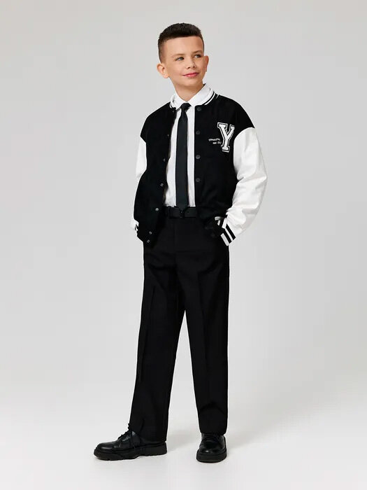 Брюки классические школьные