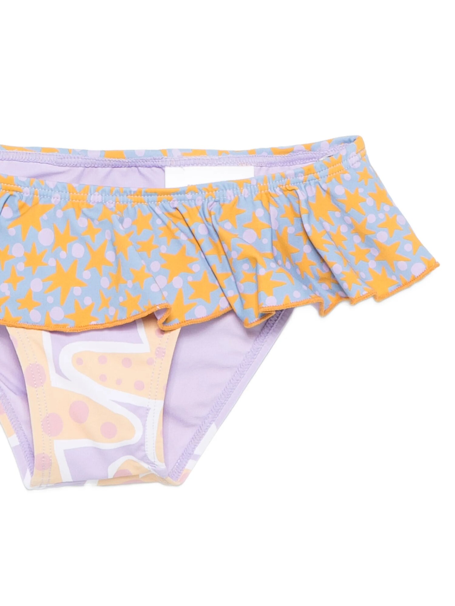 Купальник Stella McCartney Ruffled swimwear, размер 2 года, фиолетовый — фото 1