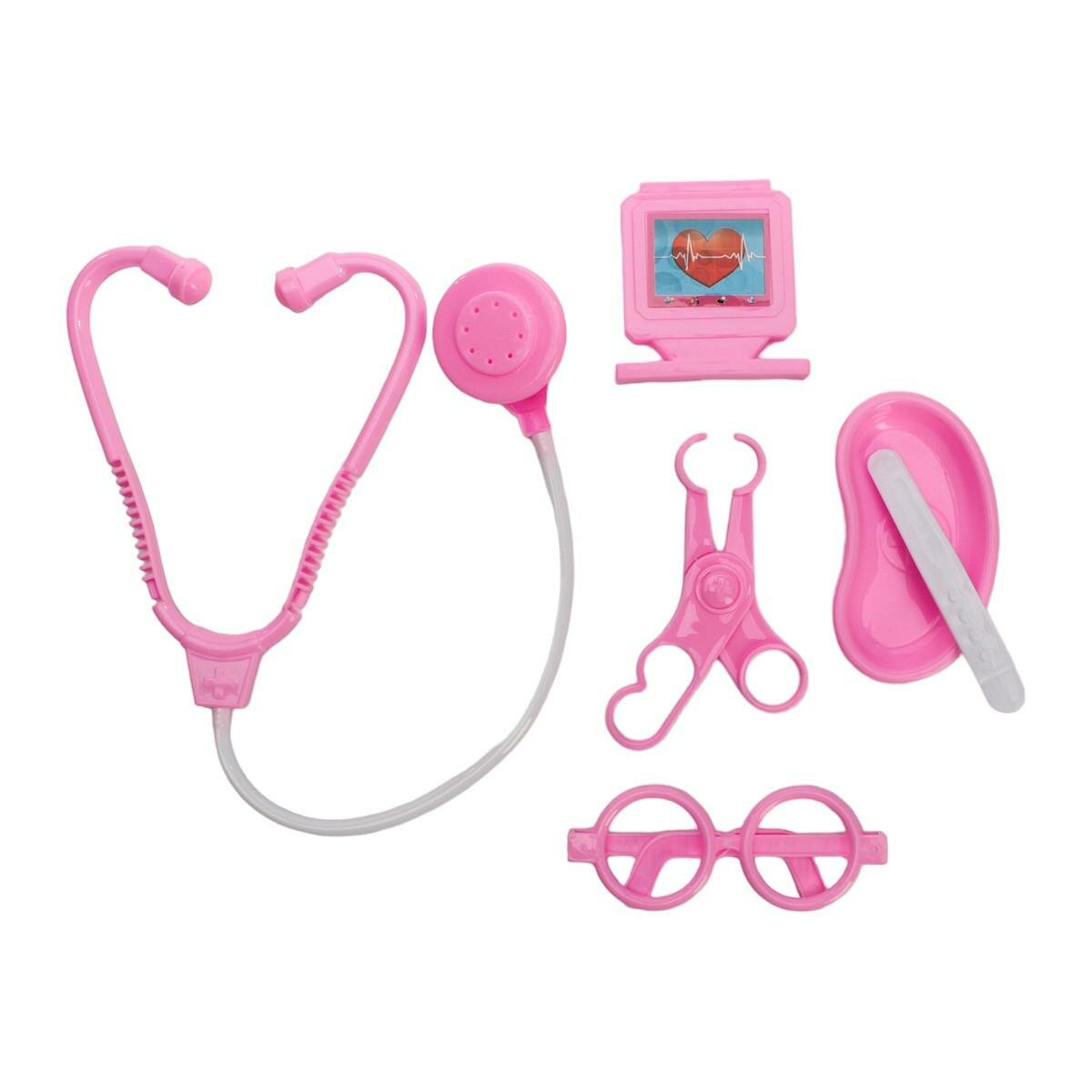 Набор игрушечного доктора 'Little Doctor', розовый, пластик, для детей от 3 лет