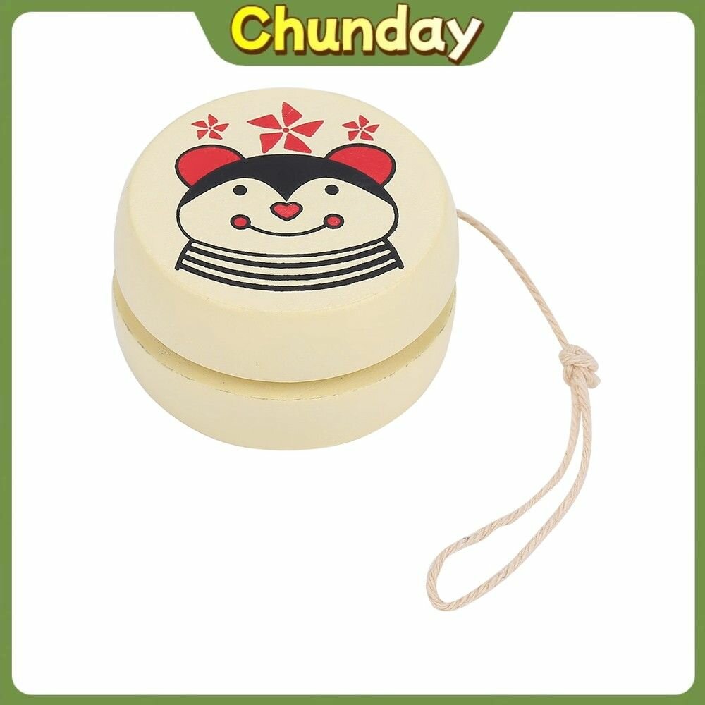 Деревянный йо-йо с пчелой, обучающая игрушка для малышей