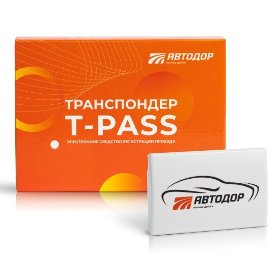 Транспондер Автодор-платные Дороги T-PASS, стандарт, ПС1001, серый