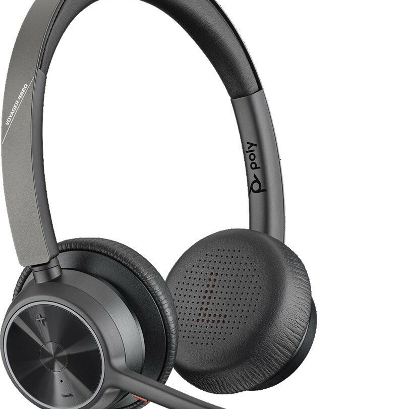 Плантроникс Voyager 4320 USB Bluetooth наушники с шумоподавлением и настольной подставкой для офиса