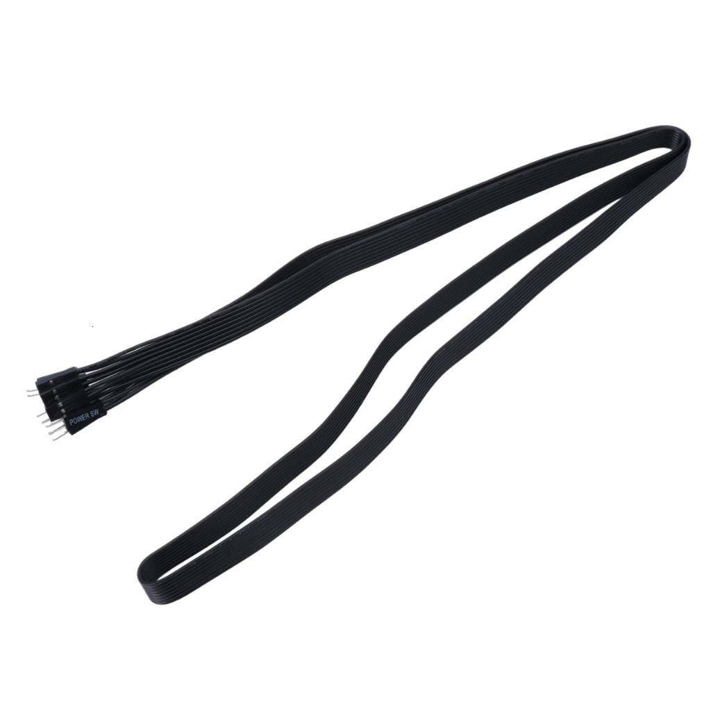 Материнская плата HDD LED/PLED/Reset SW Power SW удлинитель 2Pin мама-папа, 50CM