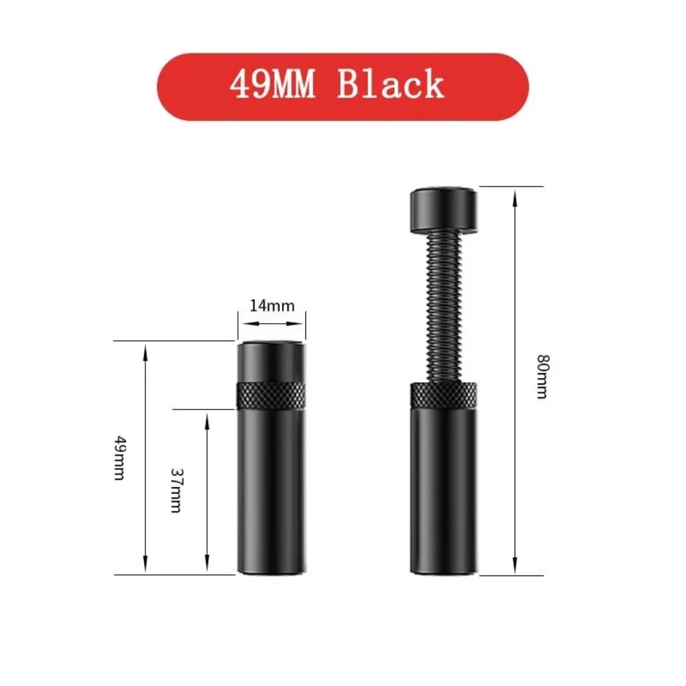 Алюминиевый держатель для видеокарты 27-120 мм черный/серебристый Black M