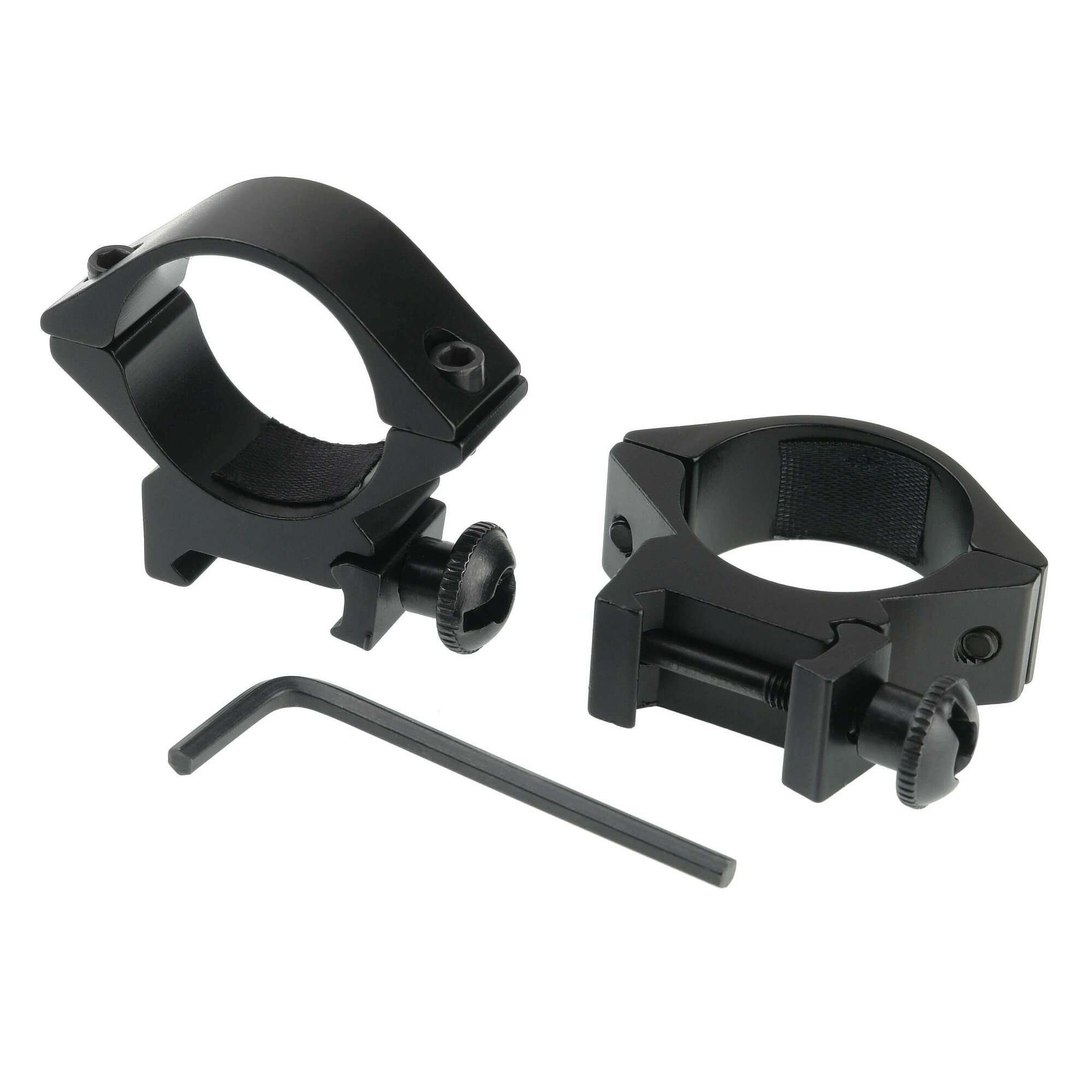 Кольца для прицела Veber 3021 L1 на Weaver 21 мм, низкие, высота установки 21 мм, для прицела с посадочным диаметром 30 мм, алюминий