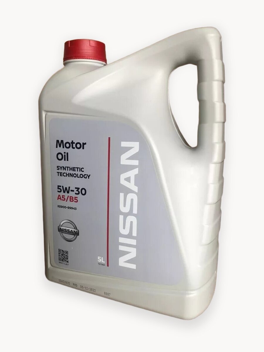 Масло моторное Nissan Моtоr Oil KE90099943Wiht 5W30 A5/B5 5 л.