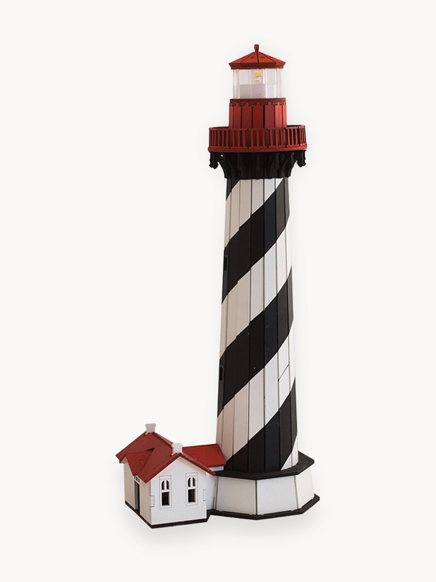 Деревянный конструктор сборная модель: "Маяк Сент Огастин (Флорида, США)"