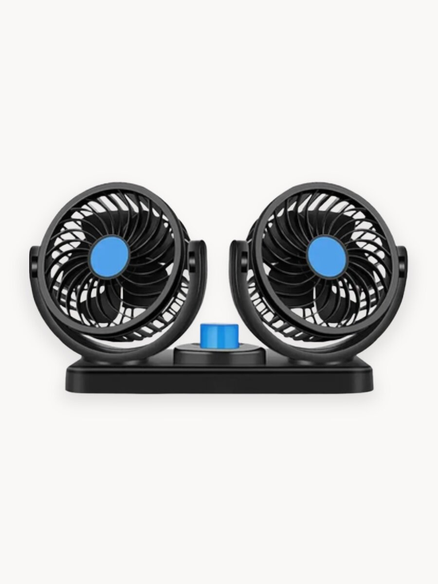 Вентилятор F30 в машину автомобильный от прикуривателя 12в с простым монтажом 2 вентилятора