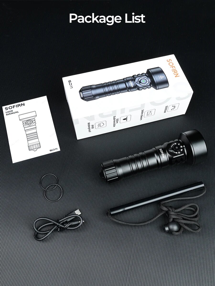 Sofirn SD11 5000lm Подводный фонарь