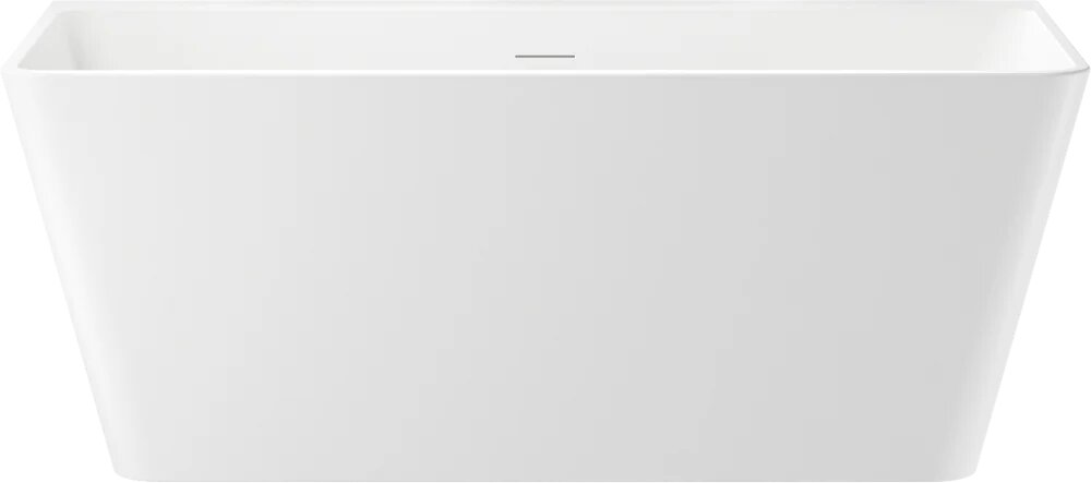 Акриловая ванна Wellsee Graceful Pro 150x77, на ножках, отдельностоящая, белая, глянцевая, со сливом-переливом, прямоугольная