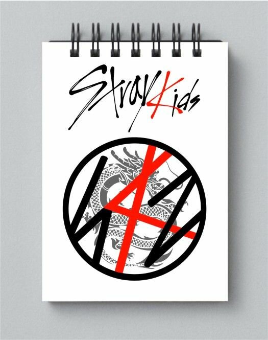 Блокнот GOODbrelok для записей А4 Страй Стрей Кидс, Stray Kids - 0007