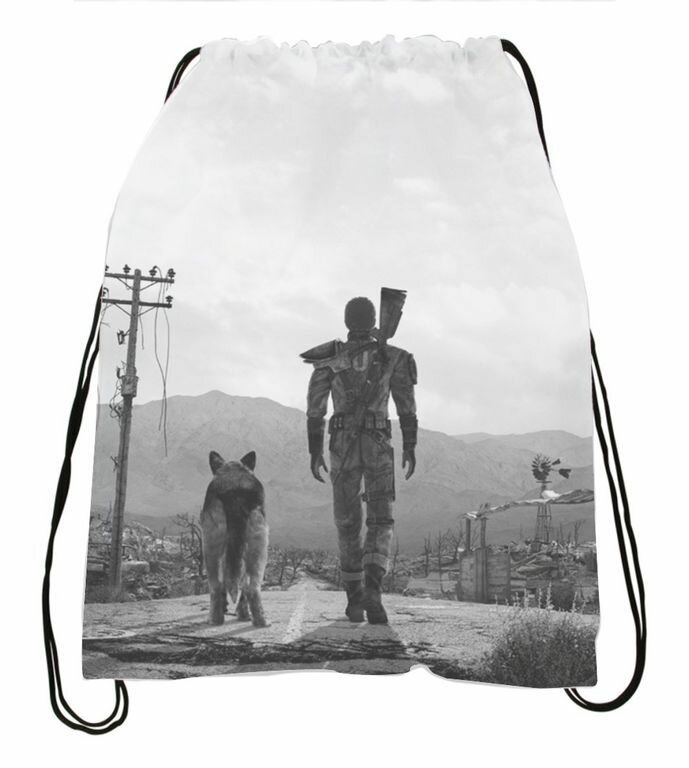 Сумка-мешок Fallout, Фоллаут №18 для обуви
