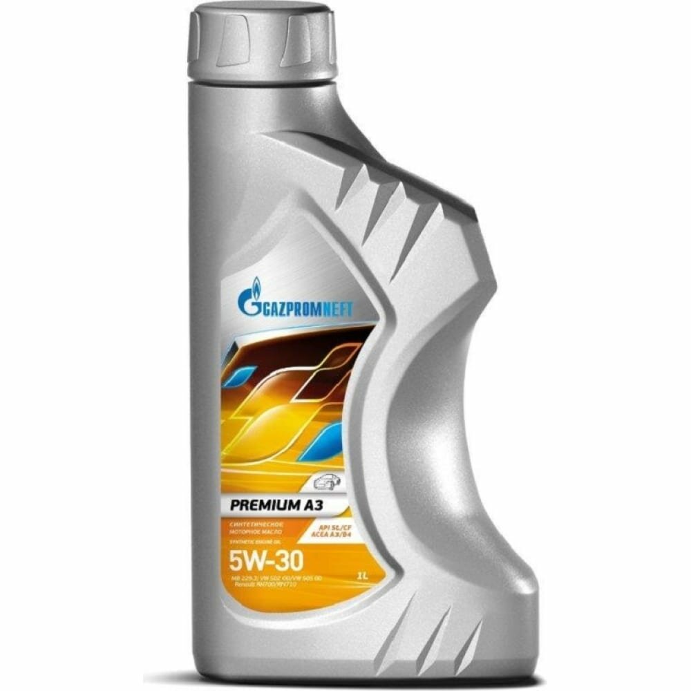 Масло Gazpromneft Premium A3 5W-30 1л, Состав защищает механизм от образования отложений и износа