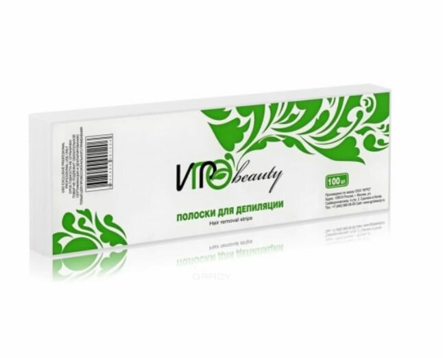 Igrobeauty Полоски для депиляции (50шт/пачка) 7*22 см, белые