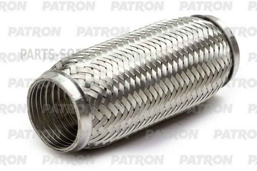 PATRON ELVW60X200 гофра глушителя усиленная 60x200 interlock aisi 304