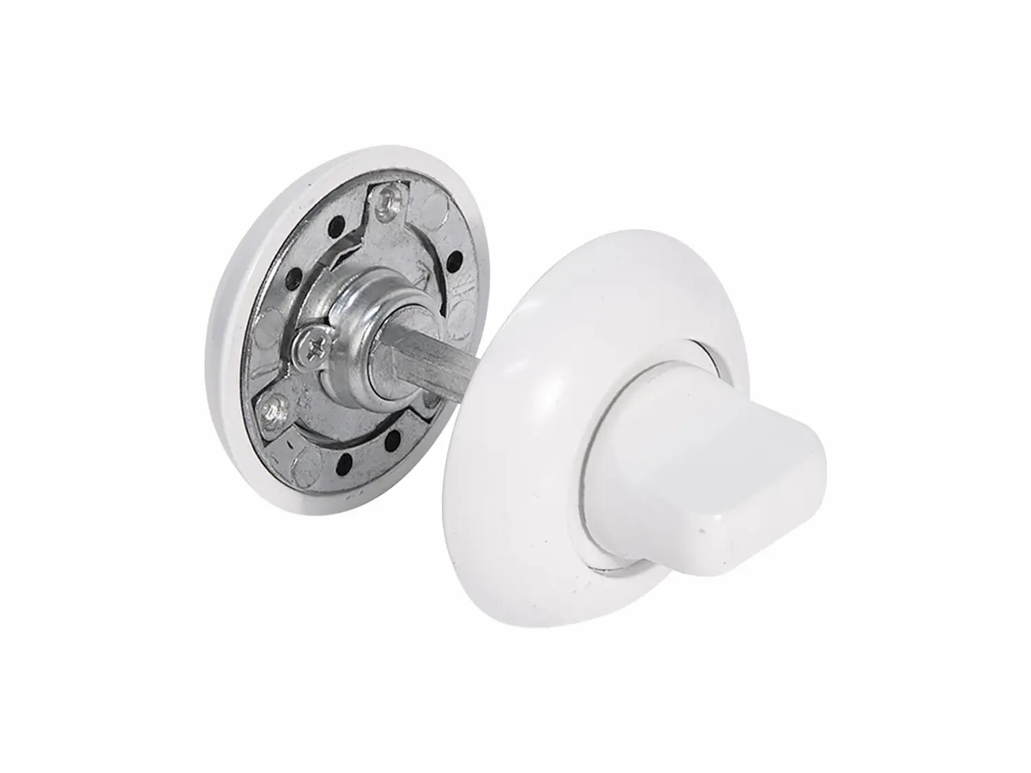 Фиксатор-ключ Palladium круглый, ЦАМ, цвет белый