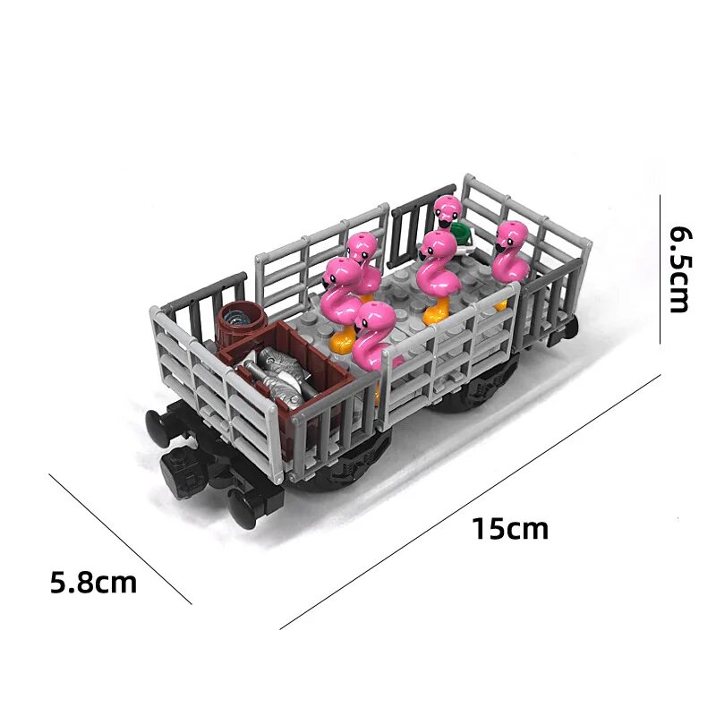 MOC Транспортный поезд с фламинго, Flamingo vehicle