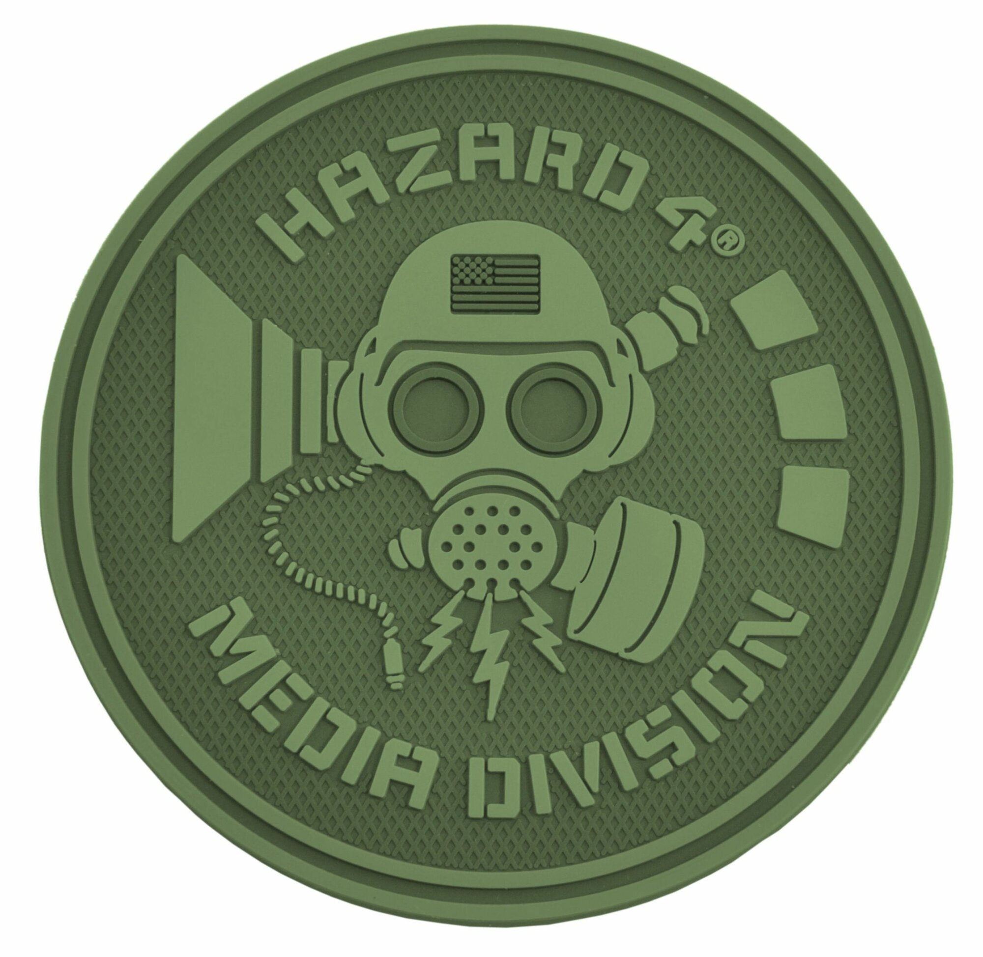 Нашивка-патч на липучке велкро Hazard 4 Media Division (OD Green)