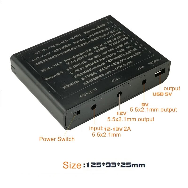 Ящик для хранения батарей OOTDTY Power Bank Box 6х18650 для роутера