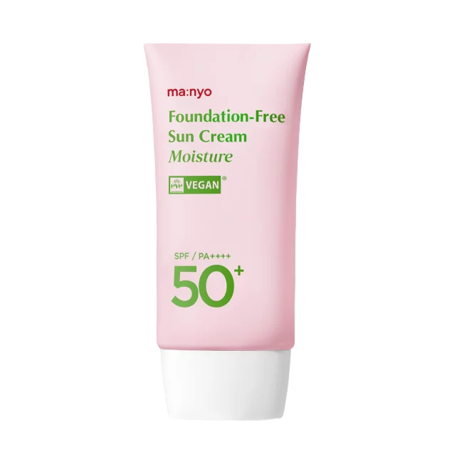 Увлажняющий солнцезащитный крем с тонирующим эффектом ma: nyo Foundation-Free Sun Cream Moisture