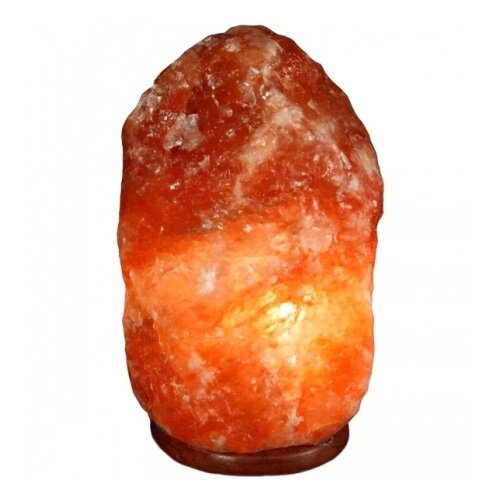 Солевая лампа Атлетика "Скала", ионизирует воздух, 3-5 кг, экономия электроэнергии